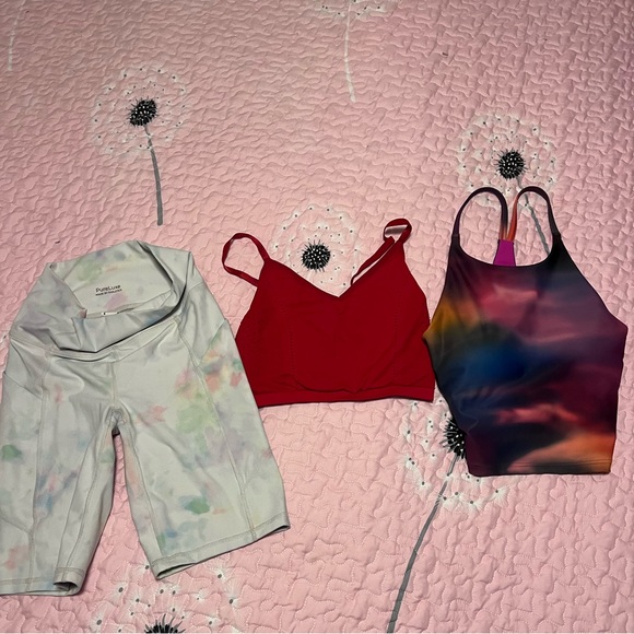 Fabletics | Shorts | Xs Biker Shorts And Sports Bra Crop Top Bundle ...